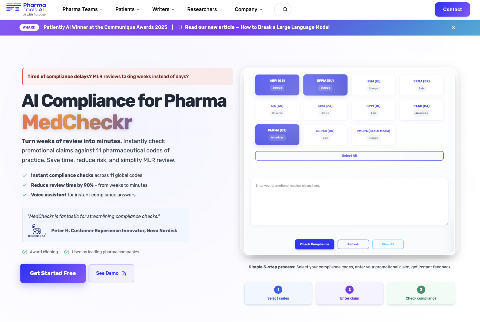 PharmaTools.AI | AI-Powered Tools for Pharma Compliance, eLearning & More
